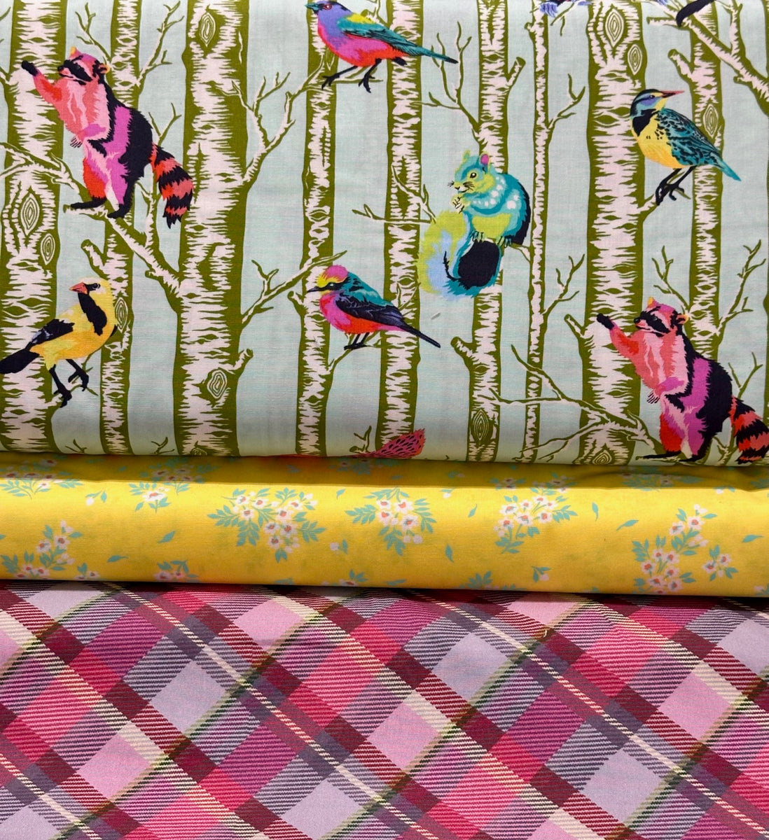 Fabric - Animals, Birds & Insects - (2607) Tula Pink Creatures in the ...