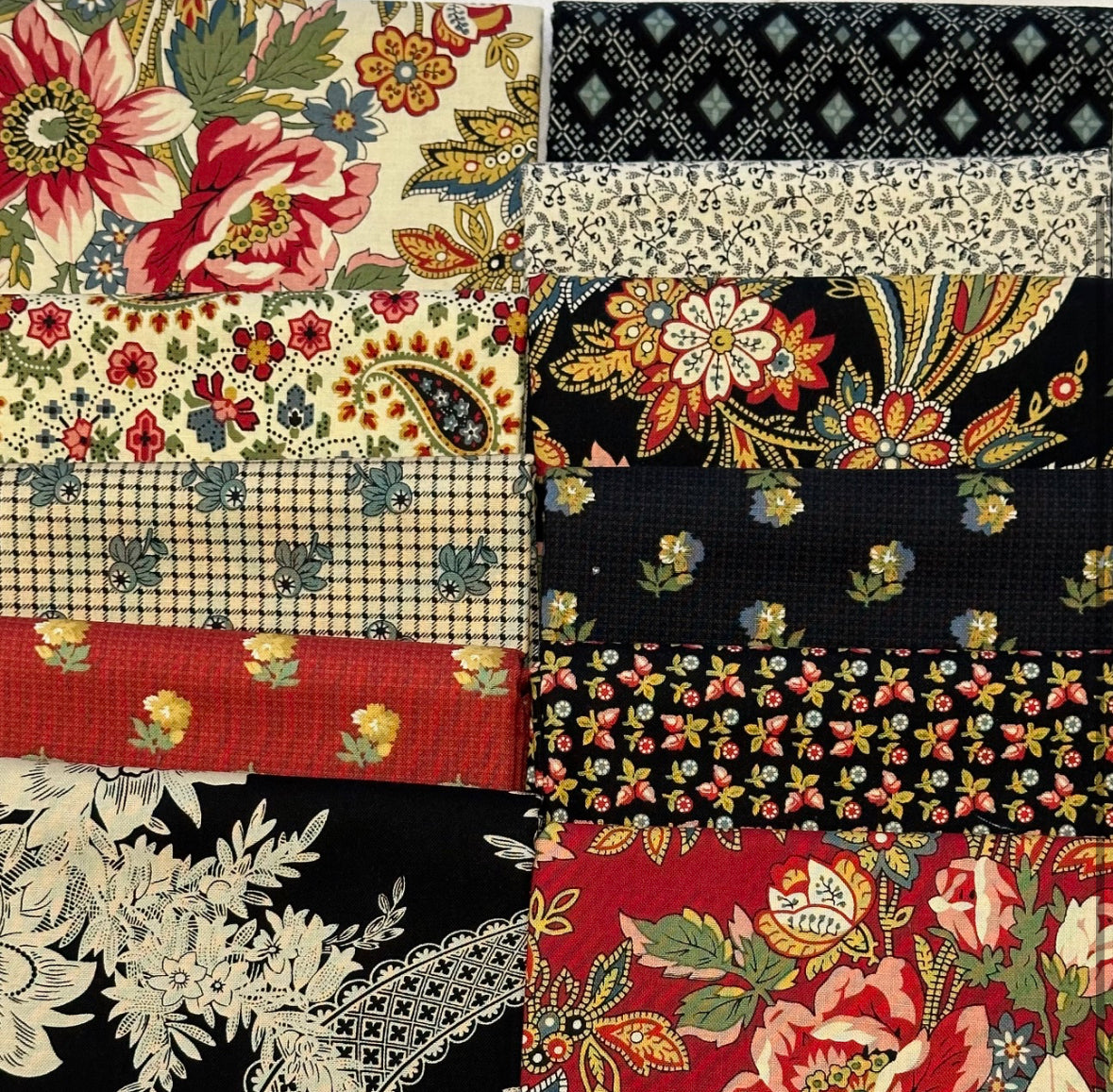 Fabric - Packs, Kits & Panels - (K28) Red Russian Pack – Tamborine to Tilba
