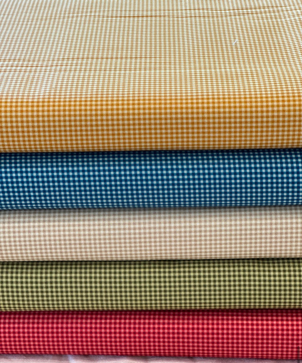 Fabric - Checks & Plaids - (2270) Light Green & Olive Check – Tamborine ...