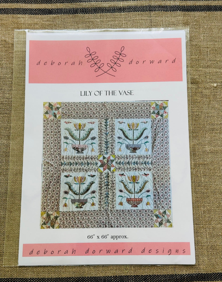 Patterns, Books, Templates - Lily of the Vase Quilt Pattern – Tamborine ...