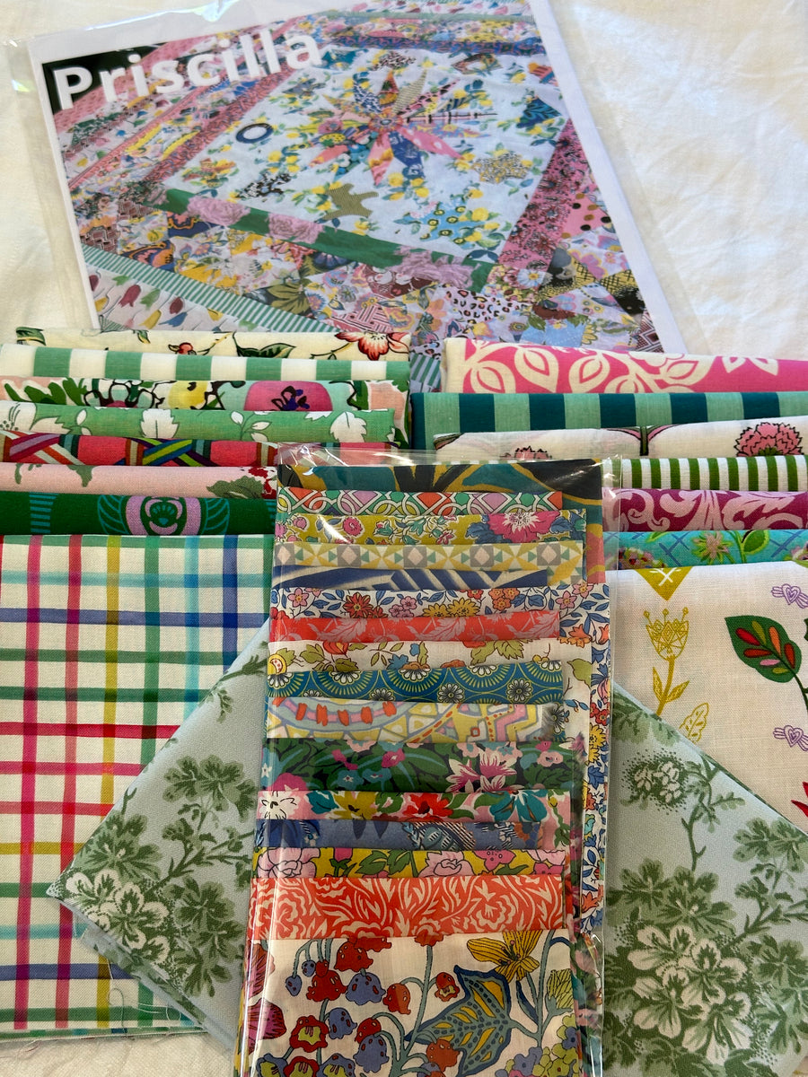 Fabric - Packs, Kits & Panels - Pricilla Pack – Tamborine to Tilba