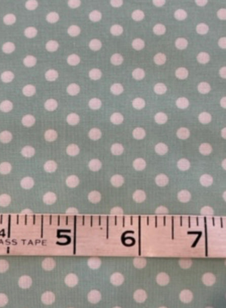 Fabric - Yuwa - Mint Spot – Tamborine to Tilba