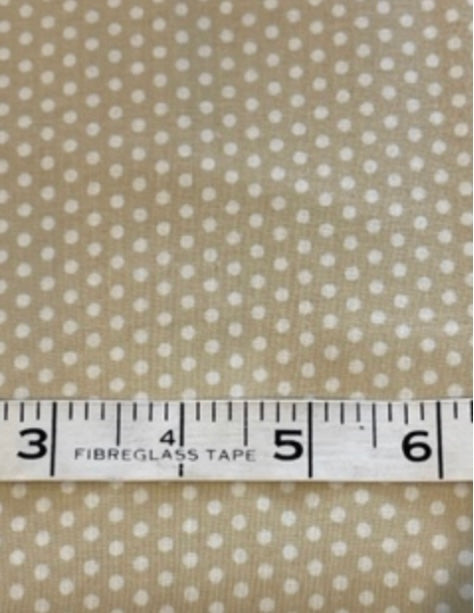 Fabric - Yuwa - Caramel Small Spot – Tamborine to Tilba