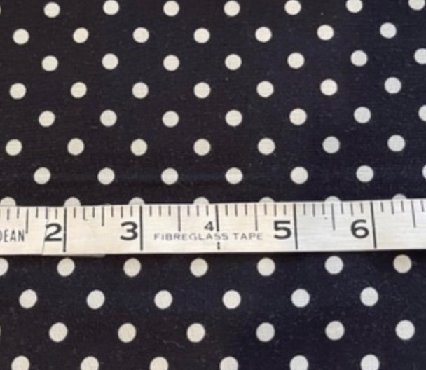 Fabric - Yuwa - Black & White Spot – Tamborine to Tilba